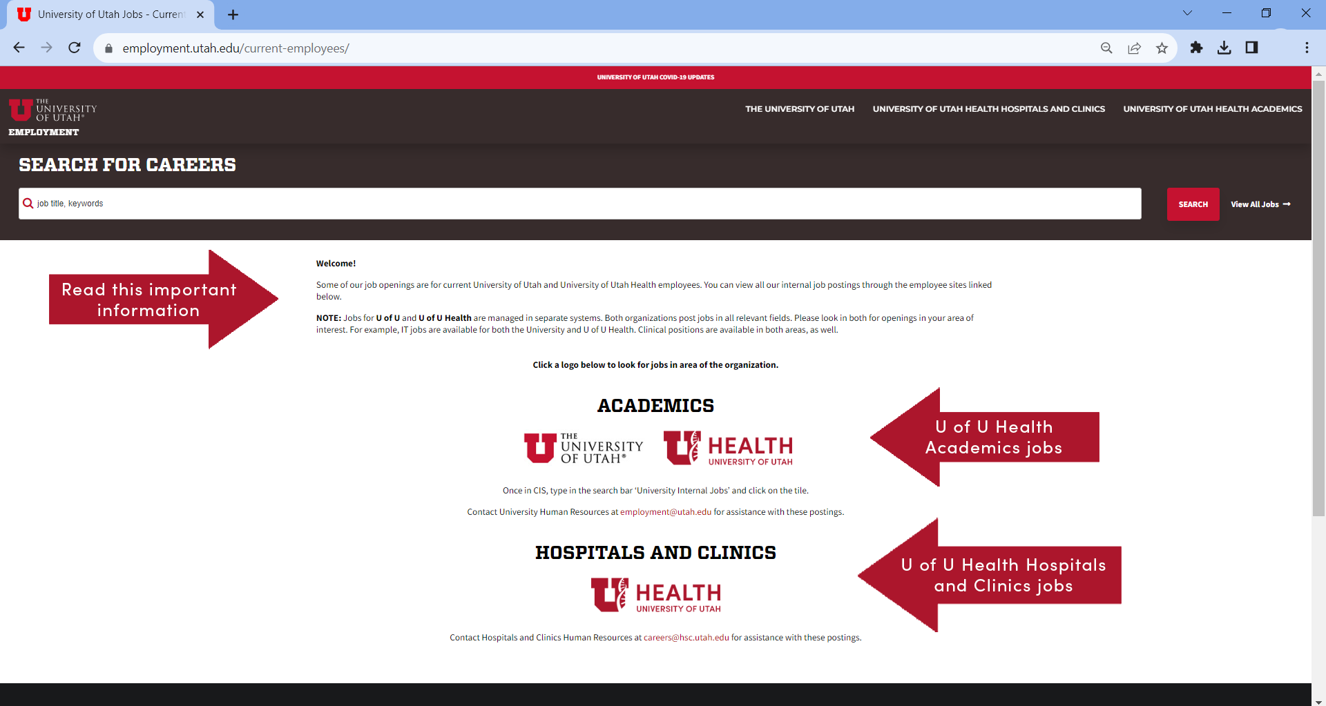 University of Utah Jobs - Tools Library