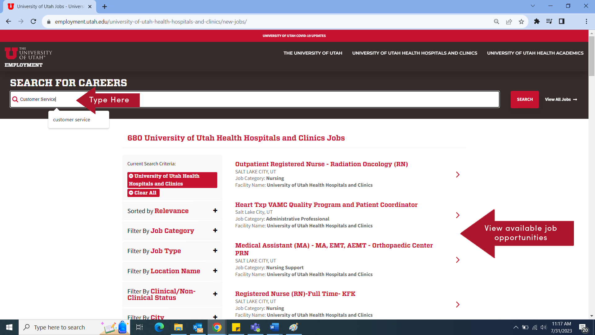 University of Utah Jobs - Tools Library